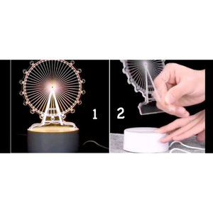 Other | Ferris Wheel 3d Led Lamp Creative Night Lights Table Lamp For ...